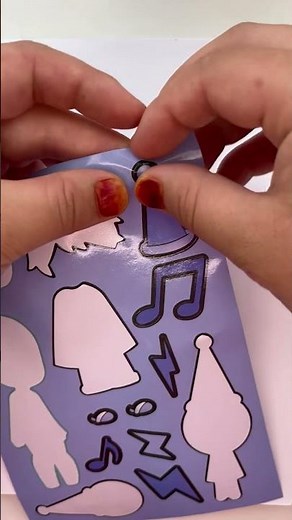 D.I.Y. Astro Stickers from Dandy’s World! 🌈✨💫 #diy #astro #asmrsounds #shorts #dandysworld