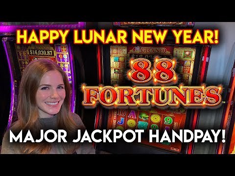MAJOR JACKPOT HANDPAY!! 88 Fortunes Slot Machine!!
