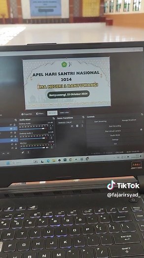 Cara Menampilkan Tampilan OBS ke Videotron