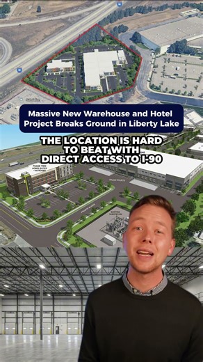 Massive New Warehouse and Hotel Project Breaks Ground in Liberty Lake