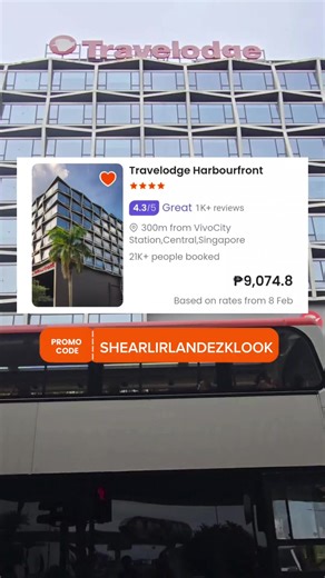 Travelodge Harbourfront Singapore Room Tour Experience