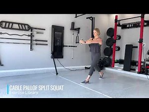 Cable Pallof Split Squat