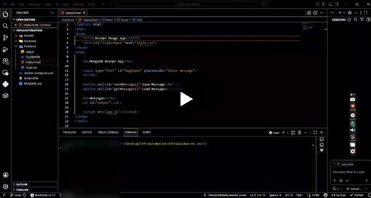 🚀 **InfraAutomation: DevOps Deployment Project** This project demonstrates a complete **DevOps-focused deployment pipeline**, emphasizing automation, infrastructure, and container orchestration… | Thakshala Madhuwanthi