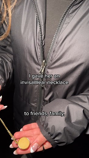 I saw some girl running alone late at night - skit featuring invisaWear necklace #safety #selfdefense #skit #runningalone #safetyfirst | invisaWear