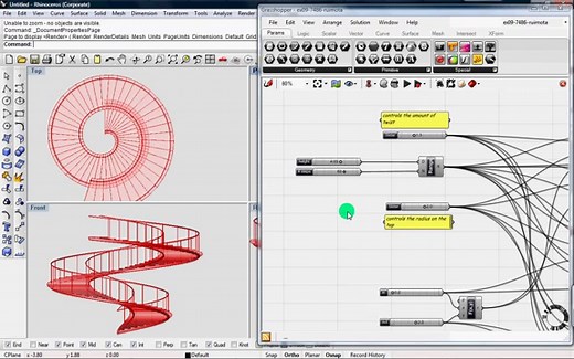 Parametric Spiral Staircase