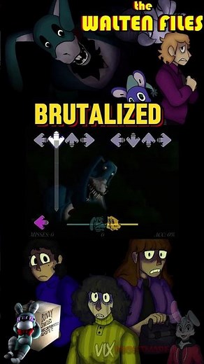 FNF - Brutalized Friday Night Funkin VS walten files v1 #fnf #waltenfiles #horror #fnfmods