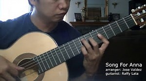SONG FOR ANNA (Herb Ohta) | RAFFY LATA | Classical Guitar Chords - ChordU