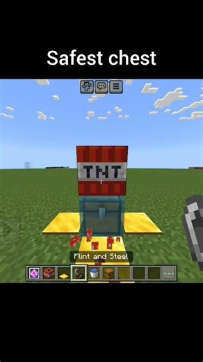 Safest chest ☠ #minecraft #viral