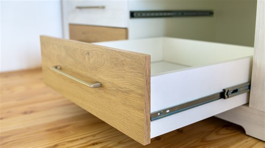 How To DIY A Sliding Pull-Out Tray To Hide The Printer In Your Home Office - House Digest