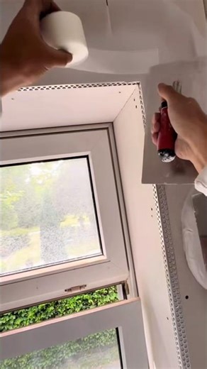 Perfect Drywall Finish Around Window | Satisfying Work#construction