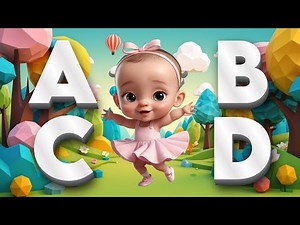 A B C Song | Fun Alphabet Song for Kids | Learn ABCs with Music & Colorful 3D Animation! A for Apple
