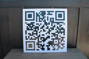 Custom QR Code Sign: Weatherproof PVC, Business Logo - Etsy