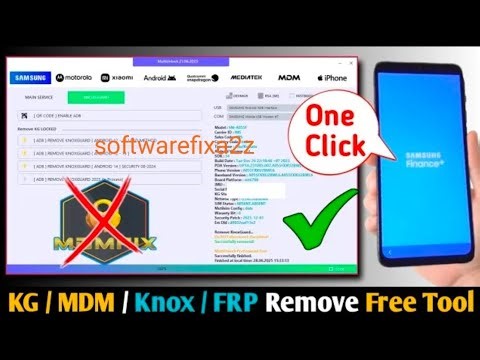 ll Samsung KG/MDM/Knox Lock Remove Free Tool || Permanent KG Remove ✅ #softwarefixa2z