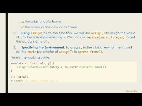 How to Copy a Data Frame in R Functions
