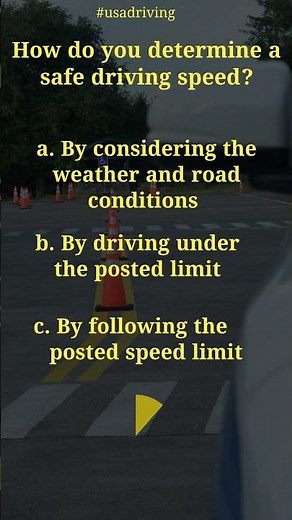 DMV Test | Sample Question #permittest #dmvwrittentest #knowledgetest #drivingtestquestions