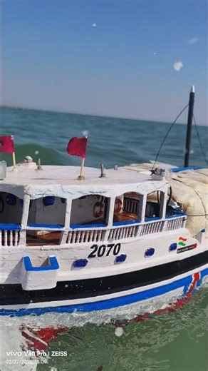 remote control boat • what will happen next • #youtube #sea #success #cargoship @Delhikaparmish