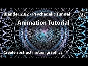 Recreate This Beautiful Trippy Psychedelic Tunnel In Blender 2.82 - Kaleidoscope Patterns In Evee