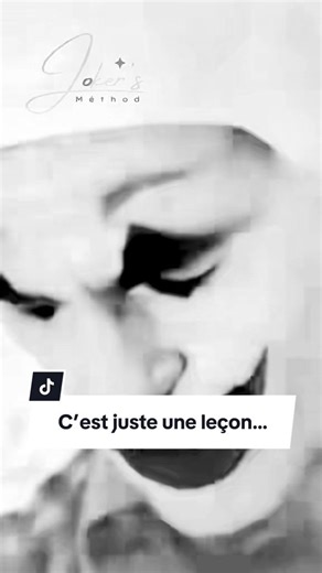 C’est juste une leçon… #joker #lecon #vengeance #eveil #reveil
