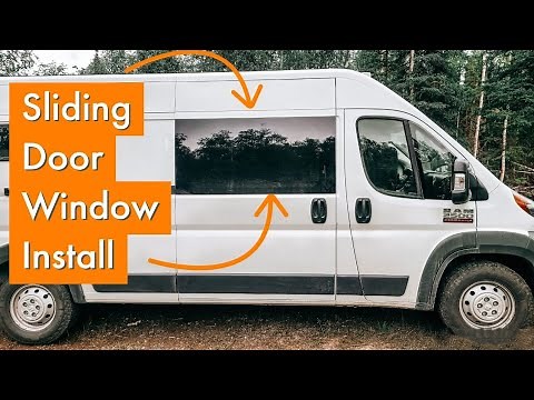 Slider Door Window Install | Van Windows Direct 2021 | Ram Promaster