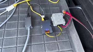 EDUP 320W Starlink High Performance GigE PoE Injector Kit, Starlink Dishy Cable Adapter to RJ45, DC Step UP Converter 12V to 48V 6A 288W, Work for Starlink High Performance (Gray)