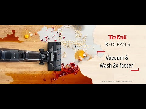 X Clean 4 (GF5035M0) Cordless Wet & Dry Vacuum Mop – Grey