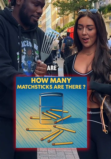 Matchstick Brain Teaser Challenge in Street Interviews