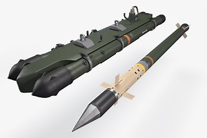 MBDA MISTRAL Launcher With Missile | 3D Weapons | Unity Asset Store