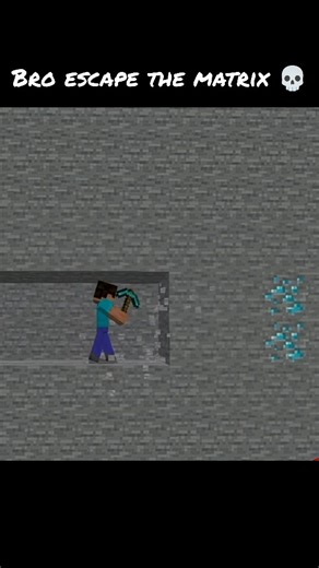 POV: Bro Actually Escaped the Minecraft Matrix 🤯💀 #minecraftshorts