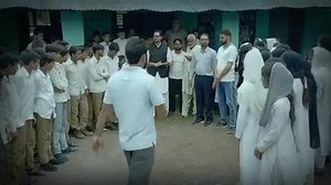 Ch. Imran Zaffar Member DDC Block Mankote visited higher secondary school Ghani, Block Mankote Report by shokit chowdhary | Diem News India