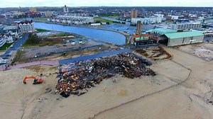 Here's what remains of the North End Pavilion in Ocean Grove after Saturday's devastating fire. The oceanfront building is a total loss, fire officials said. http://nj-ne.ws/WlDVsfH | NJ.com