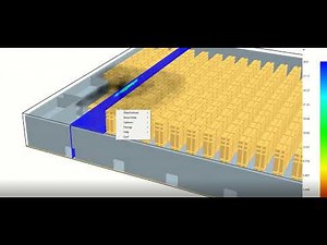 Warehouse Fire FDS Example