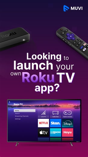 Build your own Roku TV App for your streaming platform with Muvi. From live to on-demand, monetize your way and keep 100% of your revenue. Start a free trial with Muvi today👉https://www.muvi.com/roku-channel/ #RokuTV #StreamingPlatform #RokuChannel #NoCode #Monetization #LiveStreaming #VOD #Muvi #VideoStreaming #CTV | Muvi
