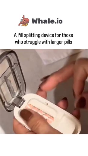 @zonofun on Instagram: "A Pill splitting device for those who struggle with larger pills"