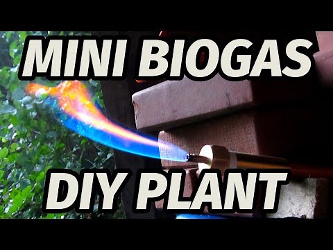 Make your own cheap energy with a DIY mini biogas plant