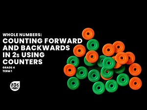 Counting forward and backward in 2s using counters.