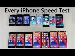 Every iPhone Speed Test Comparison 2020