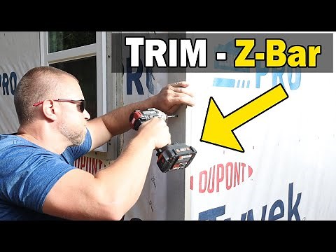 Installing Trim and Z bar Build a 20 x 30 Workshop