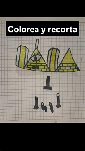 Cómo hacer paper craft de Bill Cipher