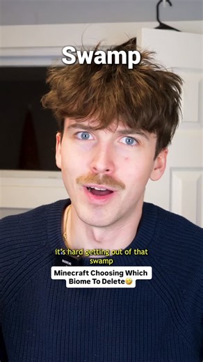 Sean Hansen on Instagram: "Minecraft Choosing Which Biome To Delete🤣 #reels"