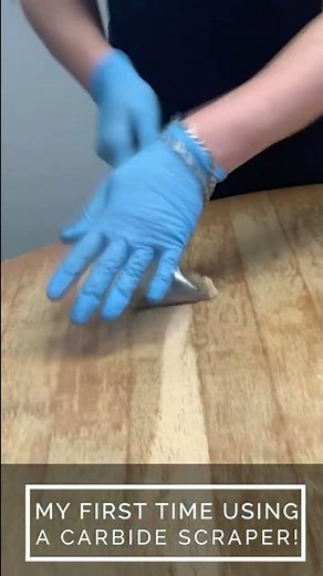 #shorts How To Use A Carbide Scraper