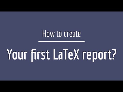 How to make a LaTeX Project/Thesis report? (No installations required | With Do-It-Yourself files)