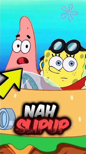 You Won’t Believe How Many SpongeBob Mistakes Show Up! 🤪 #spongebob #mistakes #shorts