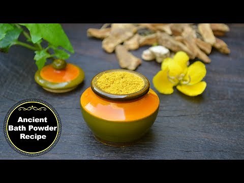 This Homemade Baby Bath Powder Will Make Your Baby's Skin Glow & Improve Complexion !