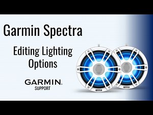 Garmin Spectra™ LED Control Module | Editing Lighting Options | Garmin Support