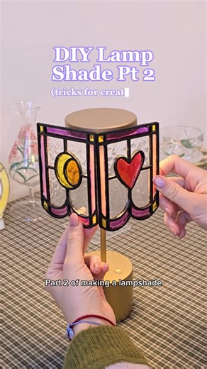 Saint Valent | Glass Artist on Instagram: "🤗 What do you guys think of this new style of painted lamps? 👀 Prototyped using the XTool M1 Ultra gifted by @xtool.official #gifted 📐🎁 Not sure why I never thought of making the frames first as a top layer and then adding paint underneath 😆 This definitely gives the final lamp more texture and dimensions!! Having a custom laser cutter nearby definitely came in handy, when I realized my edges were wonky so I could custom cut a top lid that fit the