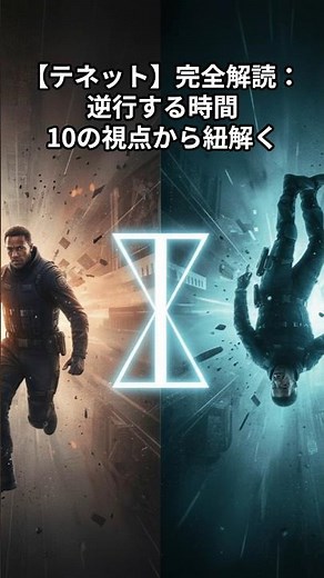 【テネット】完全解読：逆行する時間、10の視点から紐解く #テネット #TENET #クリストファーノーラン #shorts