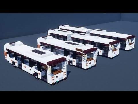 Minecraft Mercedes-Benz Citaro Bus Tutorial