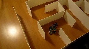 Arduino maze-solver and wall-follower robot