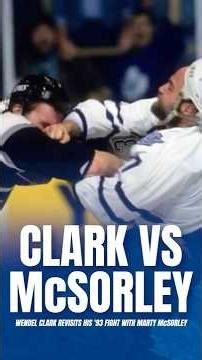 Wendel Clark on his 1993 Fight with Marty McSorley #leafsforever