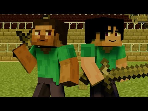 Minecraft sword duel Animation #minecraftanimation